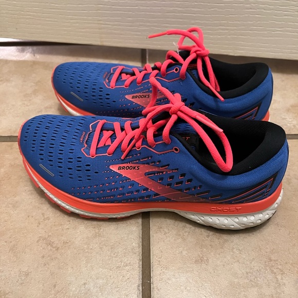 Brooks | Shoes | Brooks Ghost Pink Royal Blue Running Shoes | Poshmark